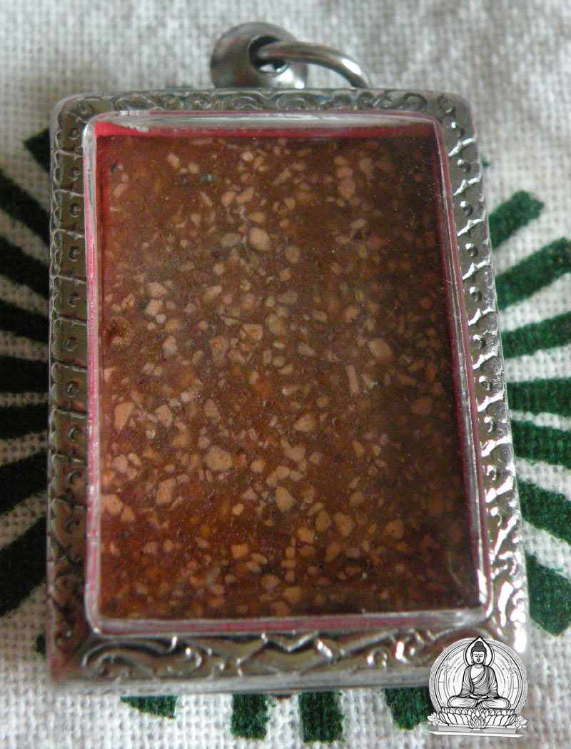 Thai Luang Phor Sothorn amulet made from relics of Wat Luang Phor ...