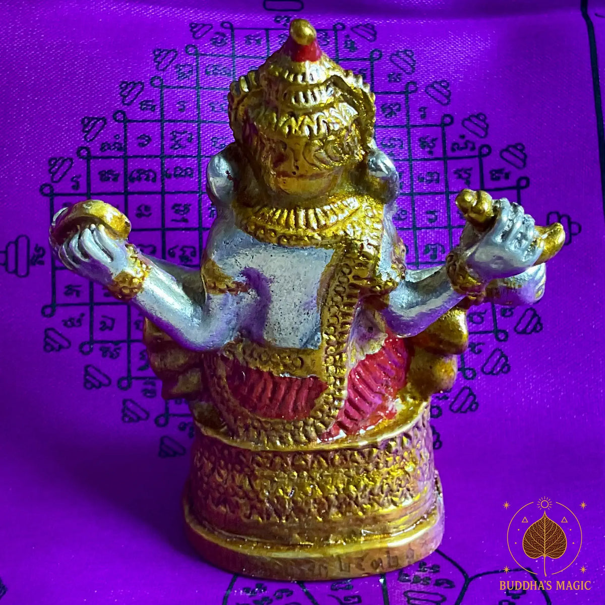 Statuette Phra Pikanet à quatre bras – Très Vénérable Luang Phor Dooh ...