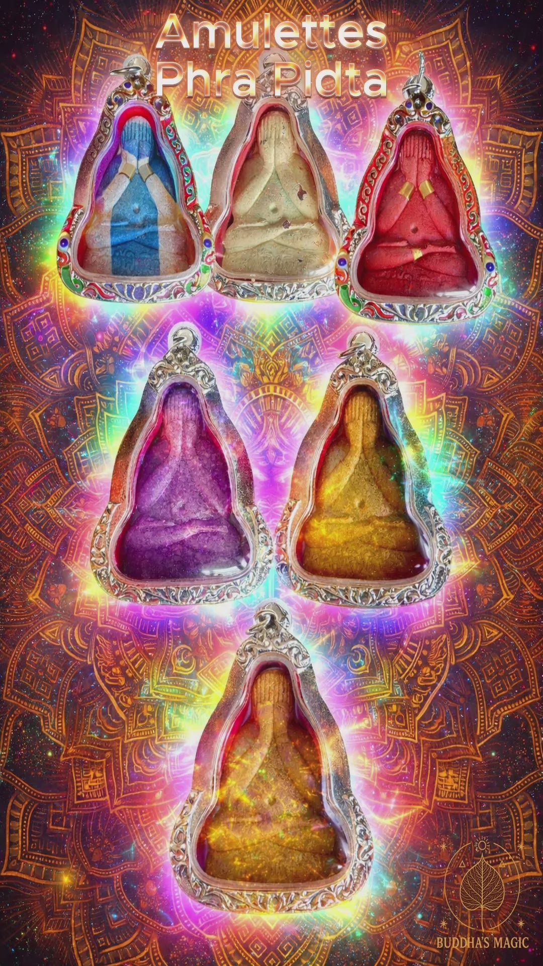 Amulette protectrice Phra Pidta Tukkata Riak Sap – Wat Tham Singtho ...